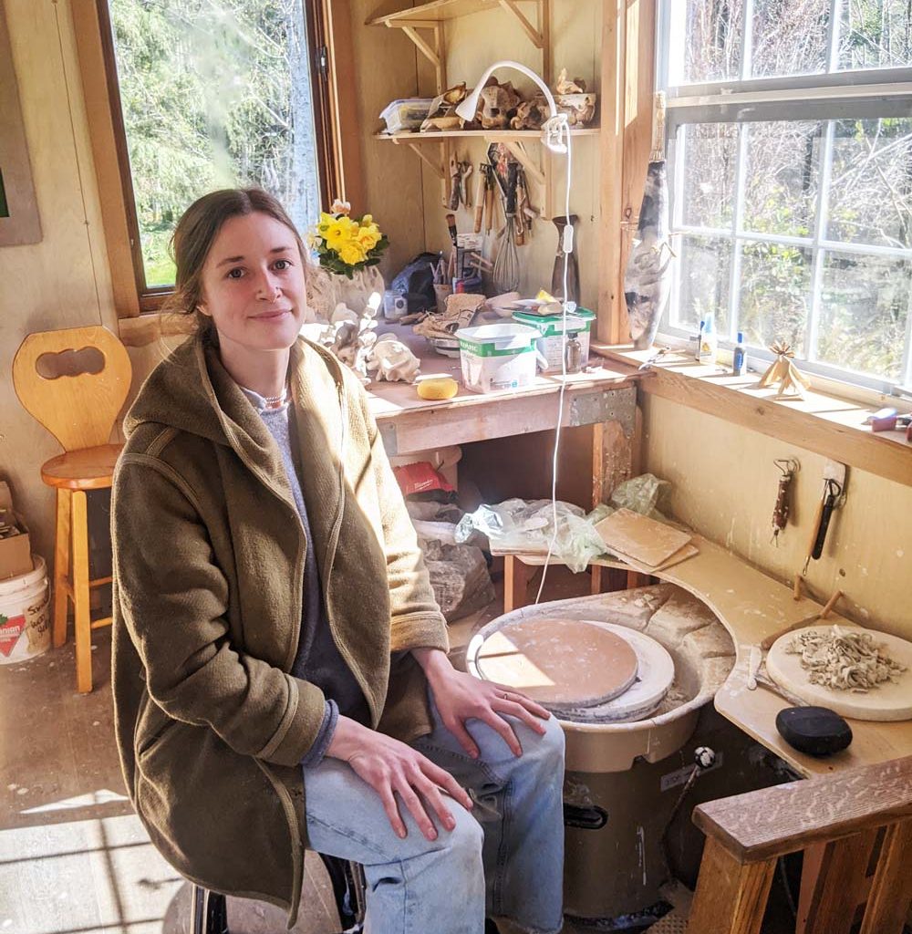 Sarah Graeme - Denman Island Pottery Studio Tour